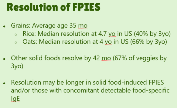 Current Approach for FPIES | gutsandgrowth